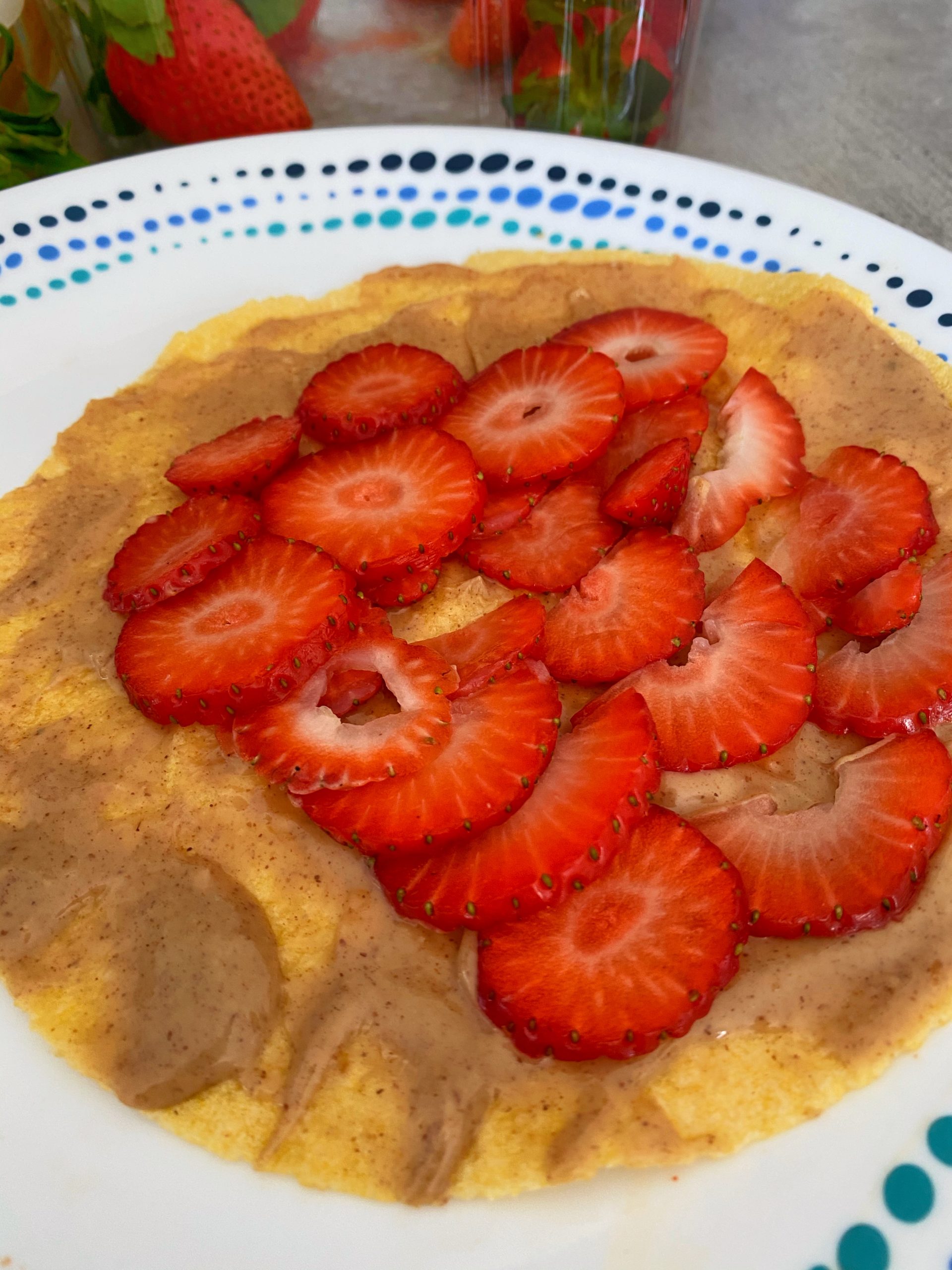 Peanut Butter Strawberry Wraps - Belly On My Mind